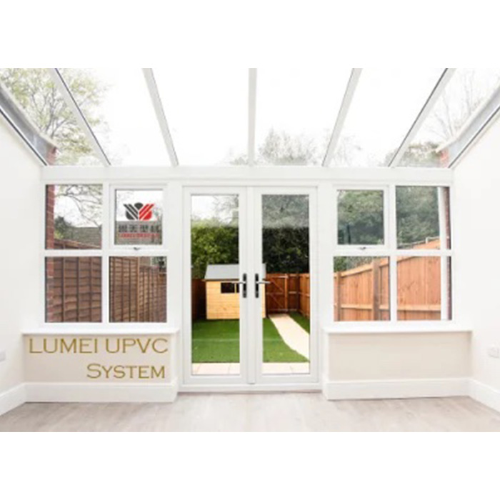 UPVC Window Frame Profiles PVC Window Profile - Jinan Lumei ...