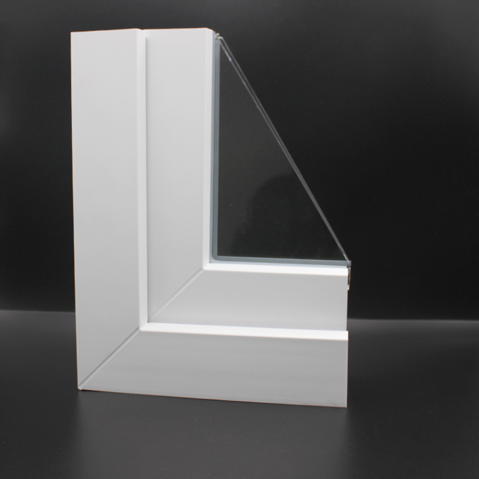 Milk White Color UPVC Profiles For Window Door - Jinan Lumei ...