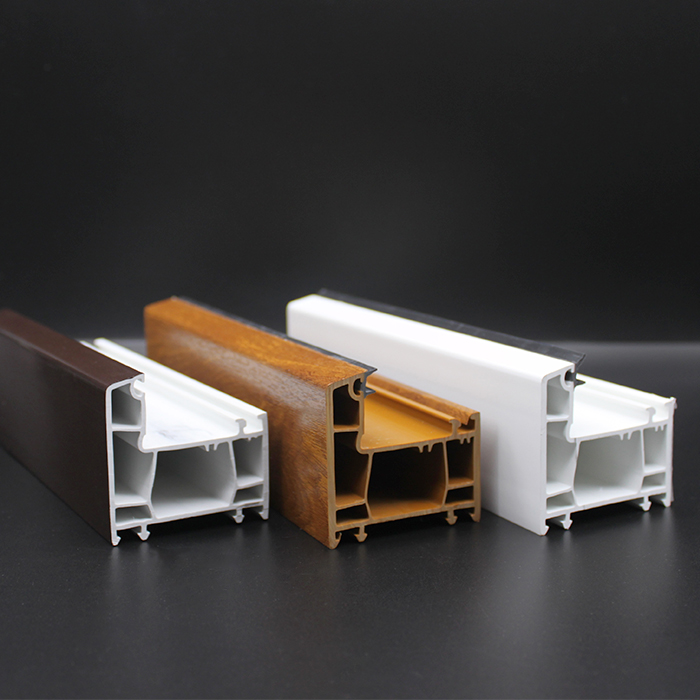 Milk White Color UPVC Profiles For Window Door - Jinan Lumei ...