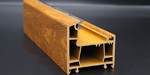 PVC/UPVC Profile for UPVC Windows with Golden Oak Foil Laminated ...